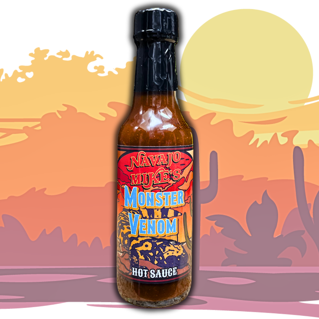 “Monster Venom” Dark Chili, Smokey Hot Sauce – Navajo Mike's