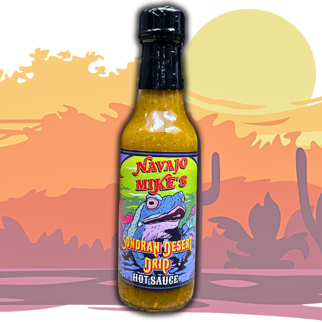 “Sonoran Desert Drip” Hatch Green Chili Hot Sauce – Navajo Mike's